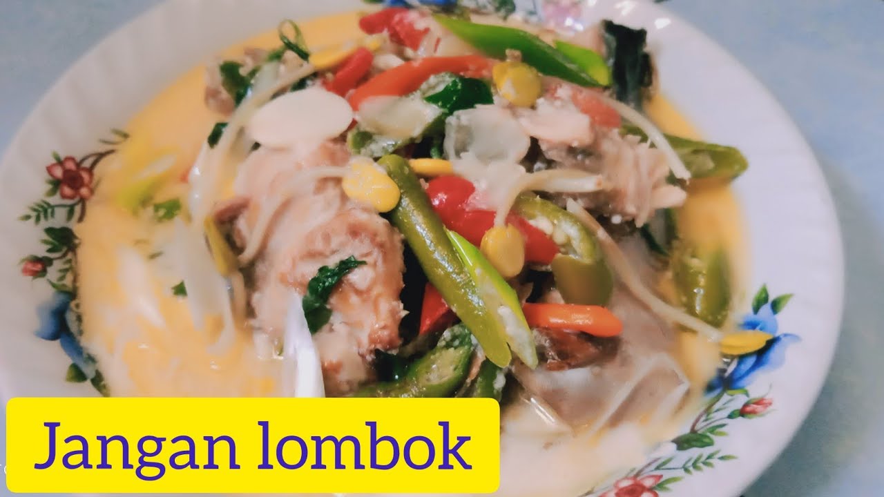 MANGGUT/JANGAN LOMBOK IKAN PANGGANGAN - YouTube