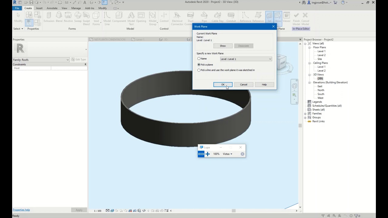 REVIT ARQUITECTONICO TECHOS HERRAMIENTA ROOF COMPONENT MODEL IN PLACE ...