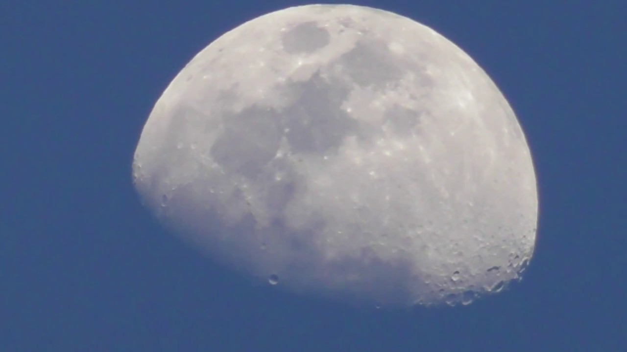 Moon Video with 90x zoom lens - YouTube