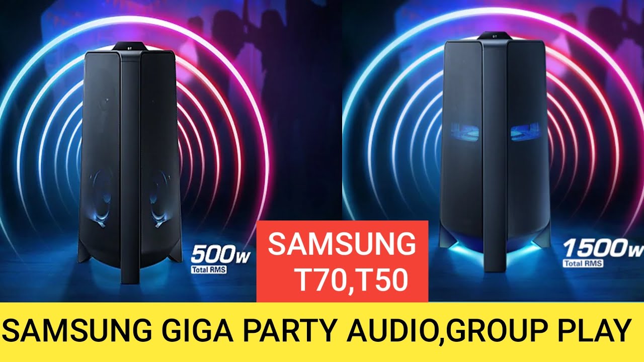 How to Connect Group Play in Samsung Sound Tower |Samsung Giga Party ...