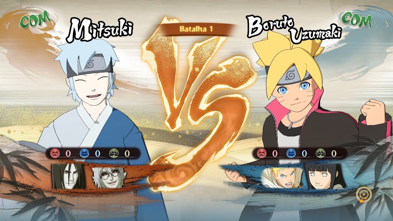 Mitsuki Family Vs Boruto Family - NARUTO STORM 4 NEXT GENERATIONS (COM ...