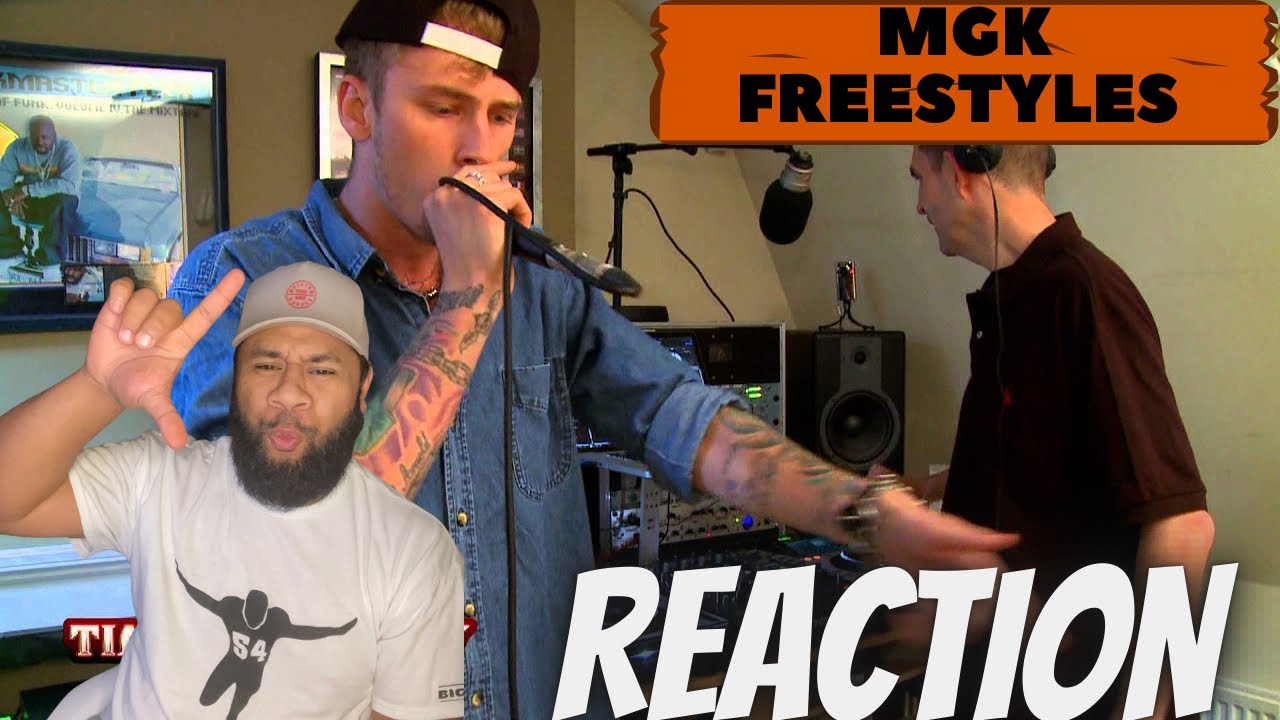 Machine Gun Kelly FREESTYLE | REACTION - YouTube
