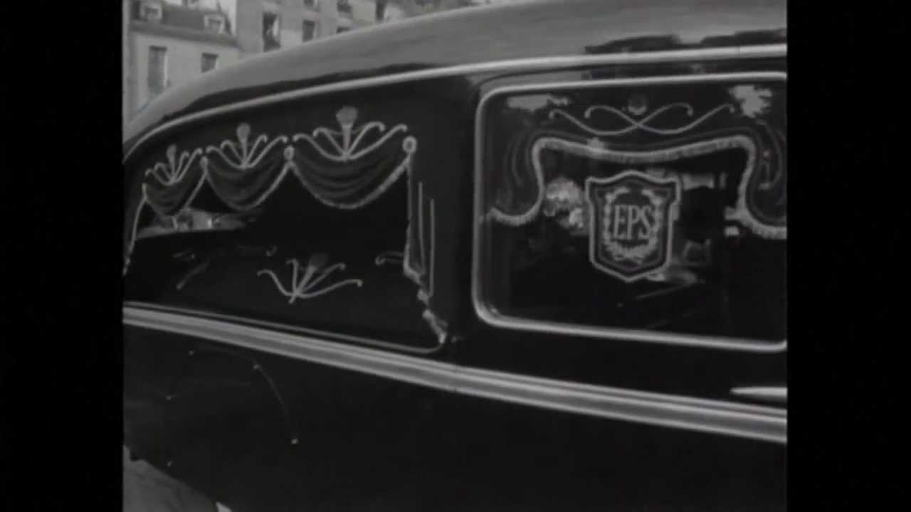 Edith Piaf: Ultra rare File film and funeral - YouTube