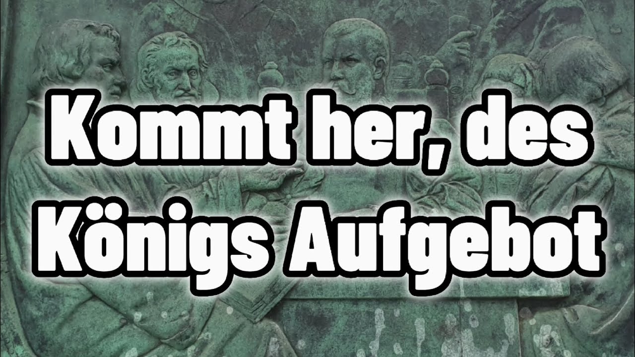 EG 259 - Christ. Lobpreis instrumental + Text - Kommt her, des Königs ...