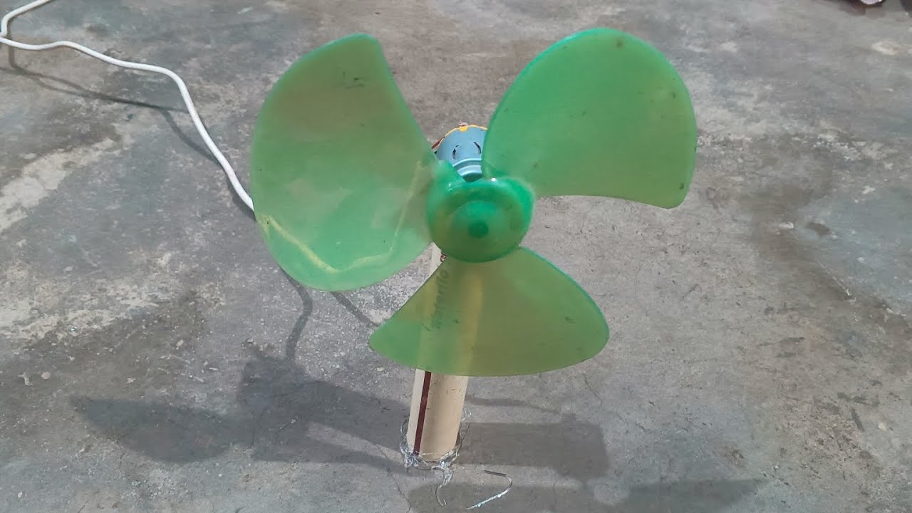 powerful DC motor se big fan banaen||powerful fan||high speed fan#big ...