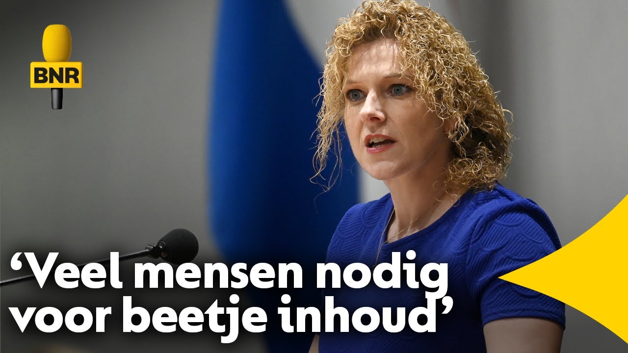 Inge van Dijk (CDA) kritisch op niveau Tweede Kamer - YouTube