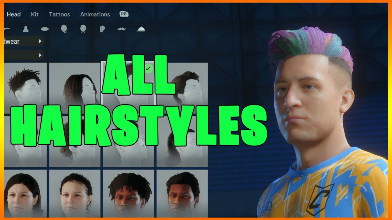 EA Sports FC 24 | All Hairstyles - YouTube