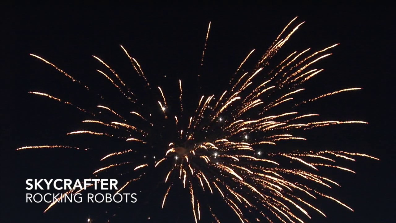Firework Crazy - Rocking Robots by SkyCrafter - YouTube