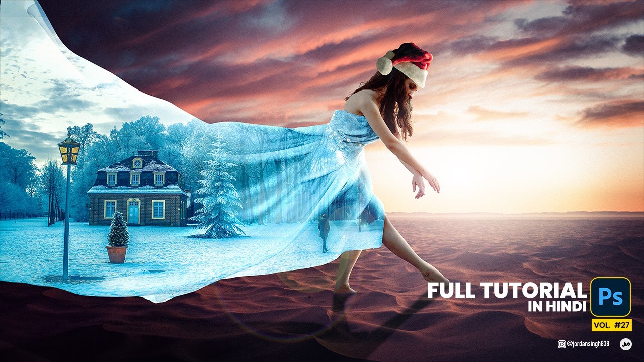 Christmas coming - Photoshop Manipulation Tutorial - YouTube