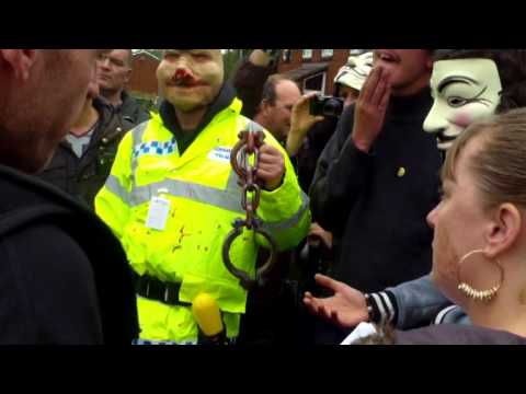 Beat the Bailiffs (facebook group) run Marstons out of town in their ...