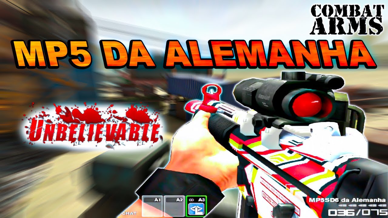 COMBAT ARMS || FUI JOGAR COM A NOVA MP5 DA ALEMANHA E O HACK ACABOU COM ...