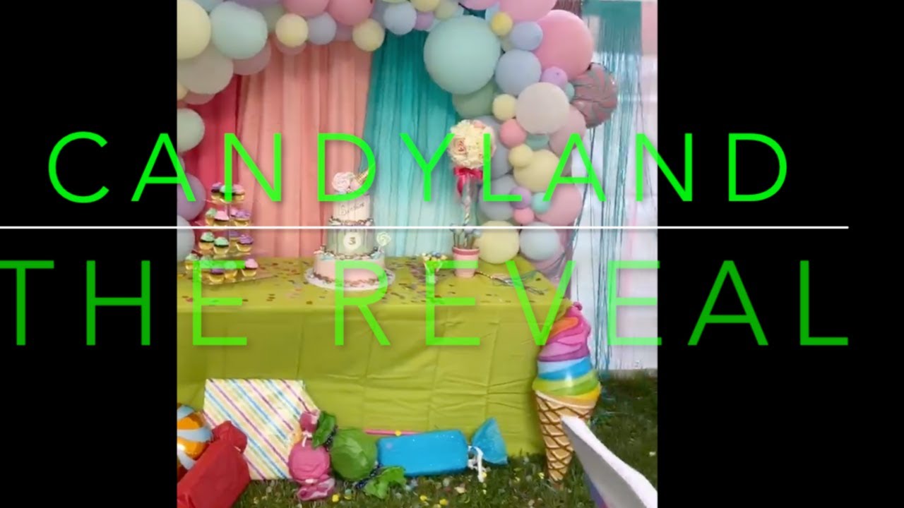 DIY Candyland Decoration Party - YouTube