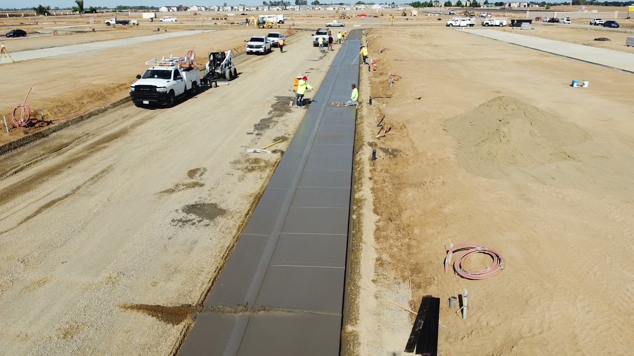 Nor-Cal Concrete Commercial Sidewalk Construction - YouTube