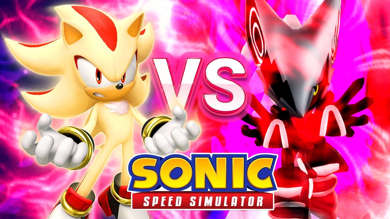 SUPER SHADOW VS INFINITE! (Sonic Speed Simulator) - YouTube