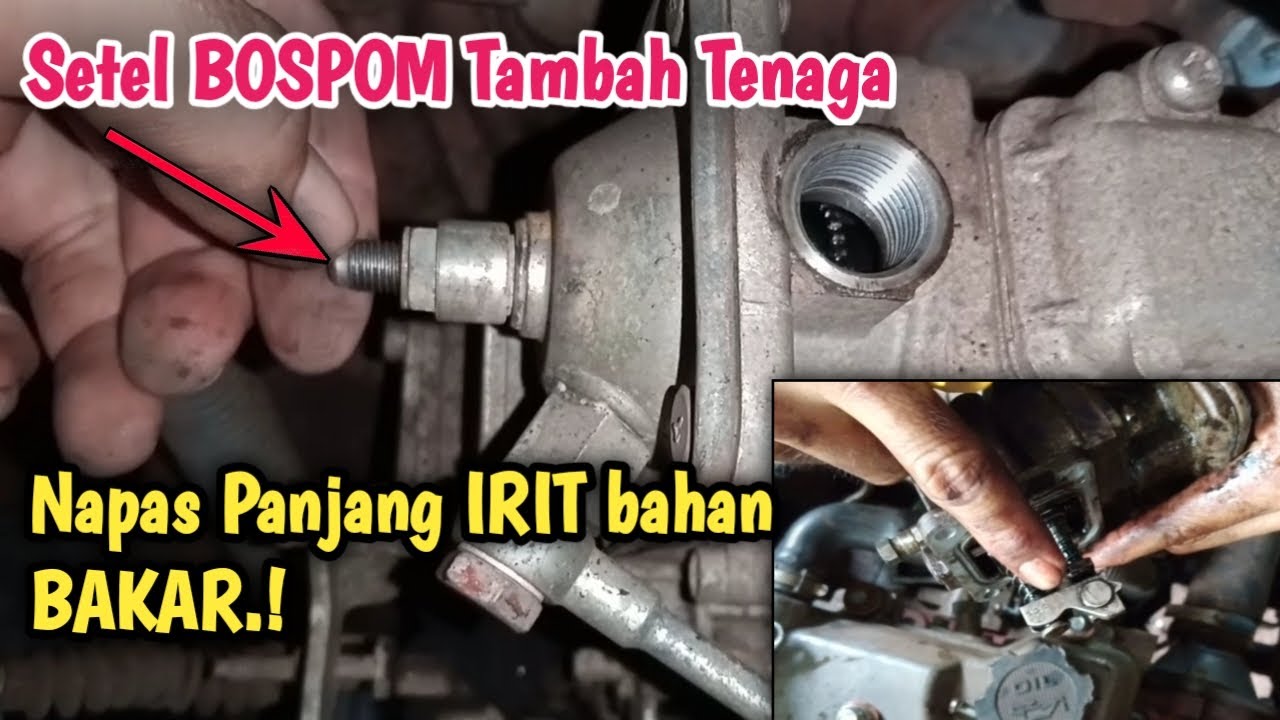 SETEL BOSPOM Tambah Tenaga Napas Panjang IRIT bahan BAKAR - YouTube