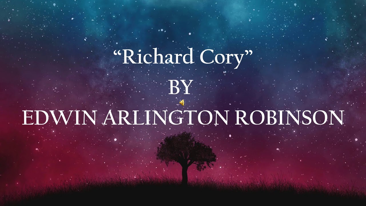 Poetry 2018 UMS - "Richard Cory" by Edwin Arlington Robinson - YouTube