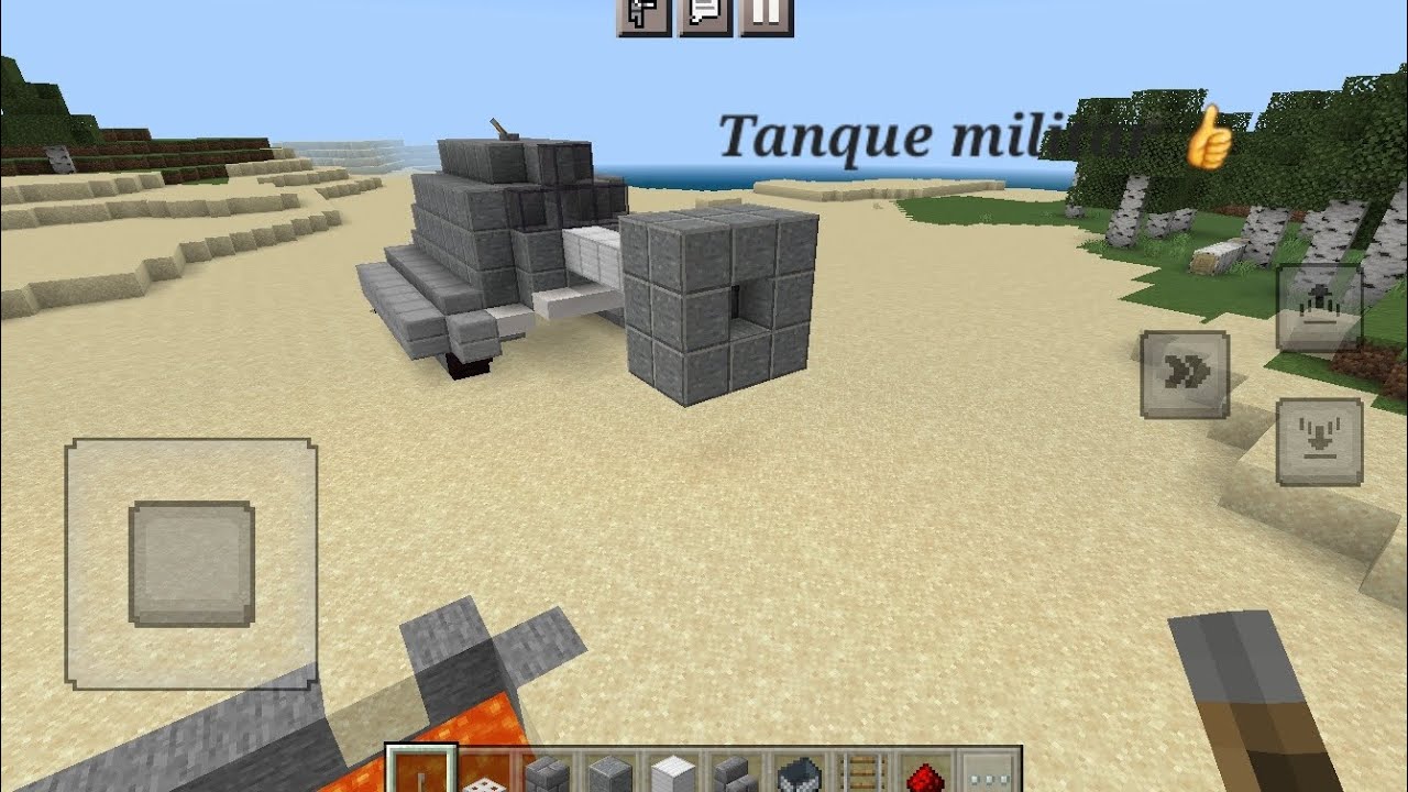 Como hacer un tanque militar funcional en Minecraft!!!!! - YouTube