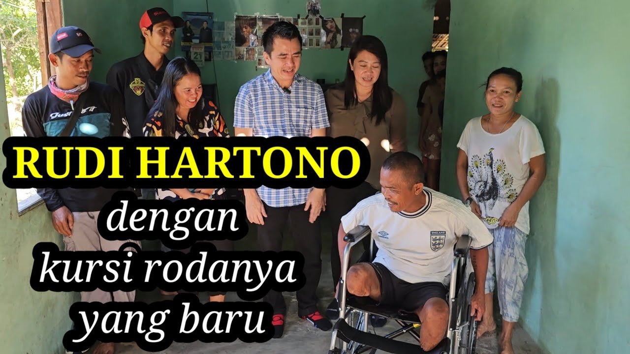 SEMANGAT PAK RUDI HARTONO MEMILIKI KURSI RODA - YouTube