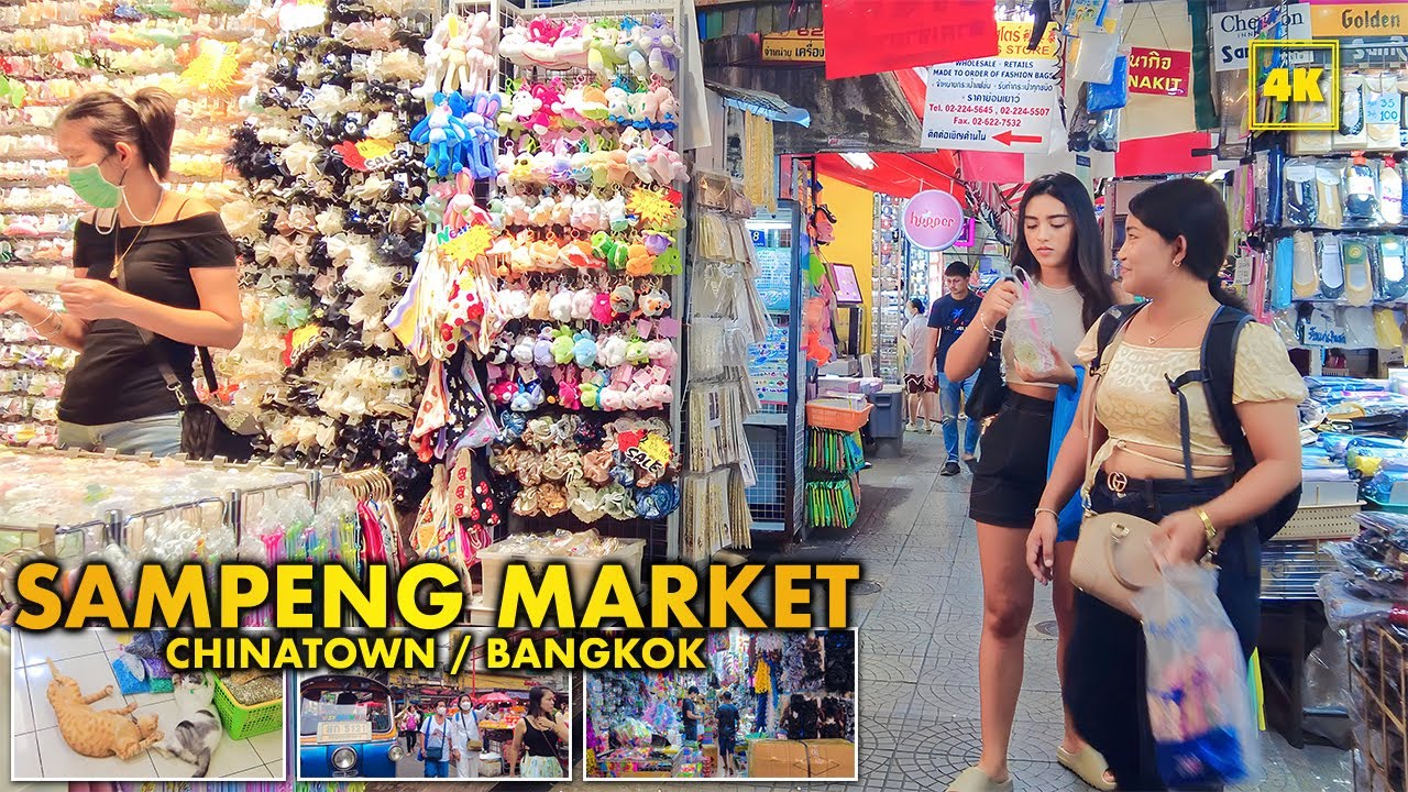 Sampeng Market & Street Market / BANGKOK CHINATOWN - YouTube