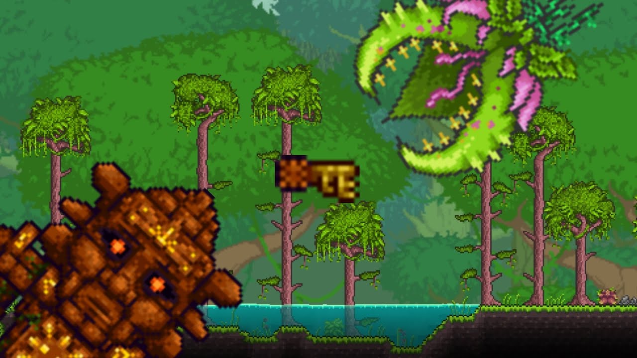 COMO ENCONTRAR E ENTRAR NO TEMPLO DA JUNGLE | Terraria - YouTube