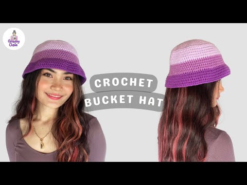 Easy crochet bucket hat tutorial for beginners