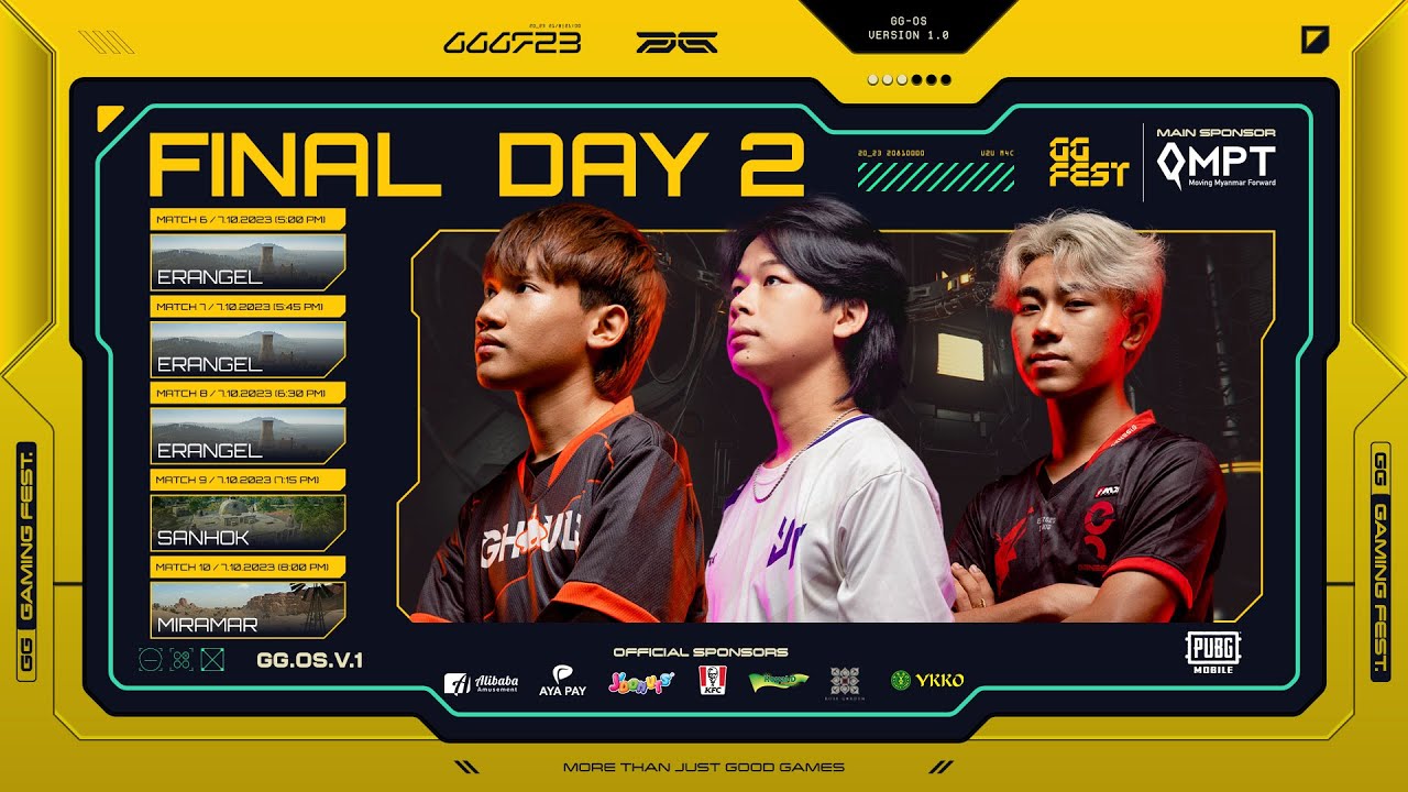 GG Esports: PUBG Mobile Finals - Day 2 🏆 - YouTube