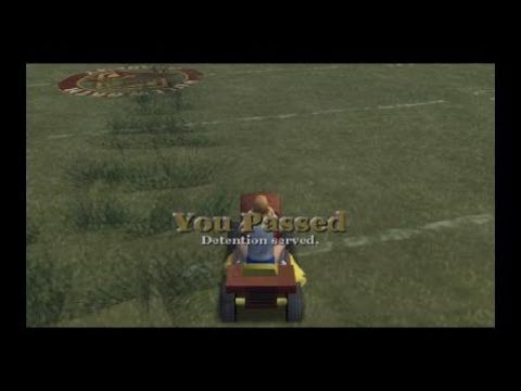 Bully football field mowing grass - YouTube