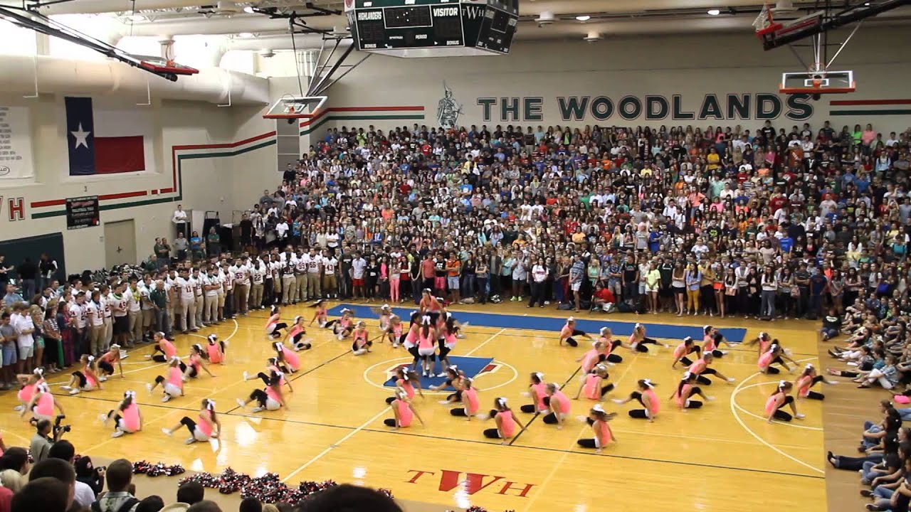 Beach Pep Rally 9-6-13, TWHS - YouTube