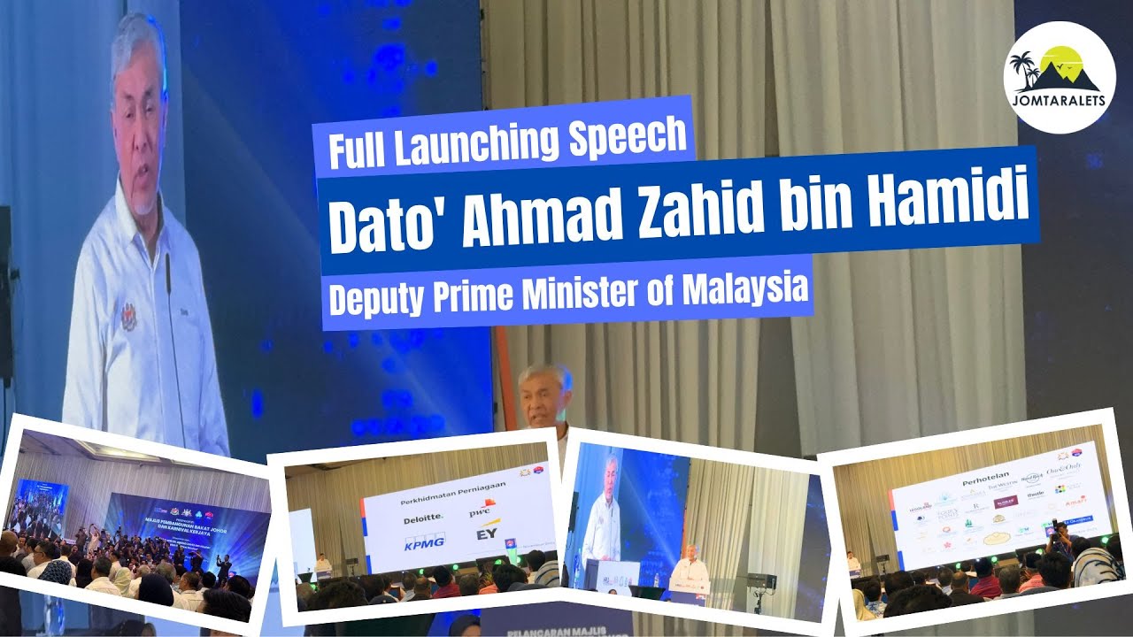 Highlights from DPM Dato' Ahmad Zahid Hamidi's Speech at Johor Talent ...