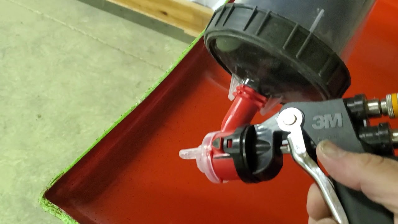 3M Accuspray Spraygun Failure - YouTube