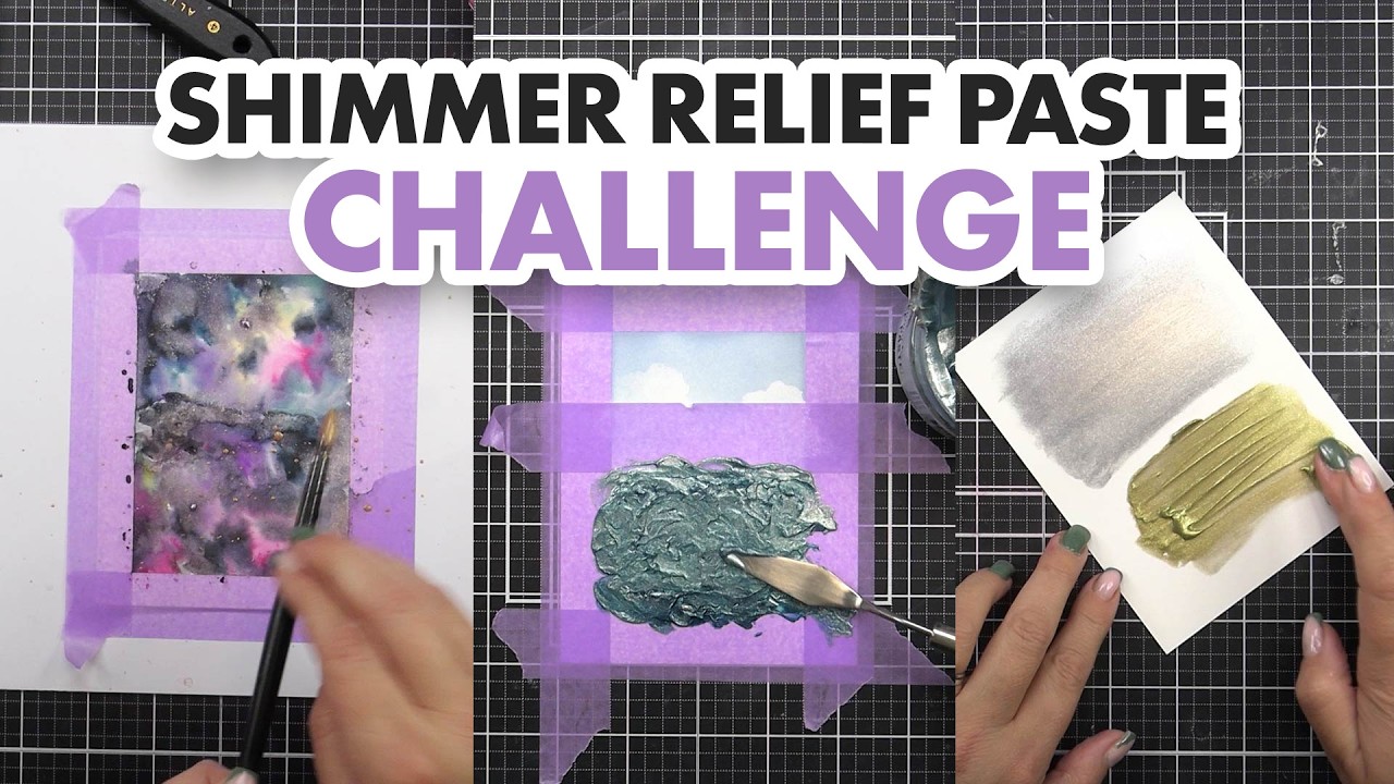 3 Stunning Ways to Use Shimmer Relief Paste | Easy Textured Effects for ...