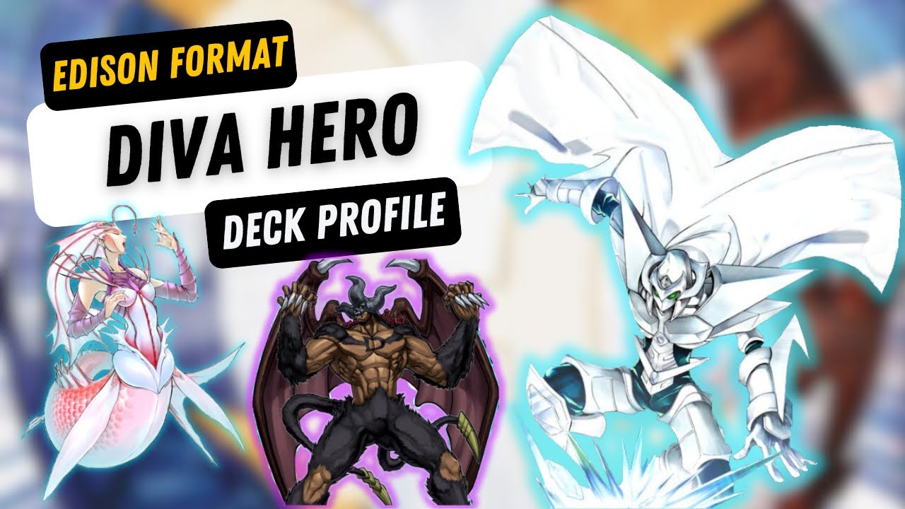 Yu-Gi-Oh Edison Format Deck Profile: Diva Hero 🧊🦸‍♂️ - YouTube