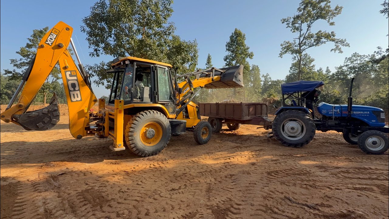 New JCB 3DX Xpert Making Farm Standing Mode 📳 JCB Machine Poclain ...