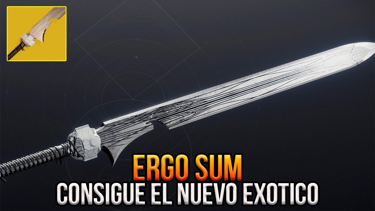 Como conseguir el *EXOTICO ERGO SUM* Guia completa - Destiny 2 - YouTube