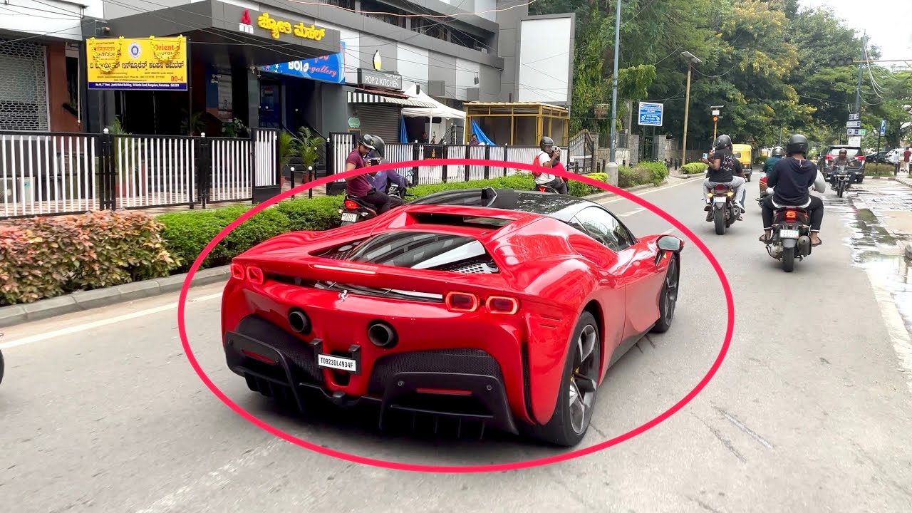 NEW FERRARI SF90 STRADALE ROAD PRESENCE INDIA - YouTube