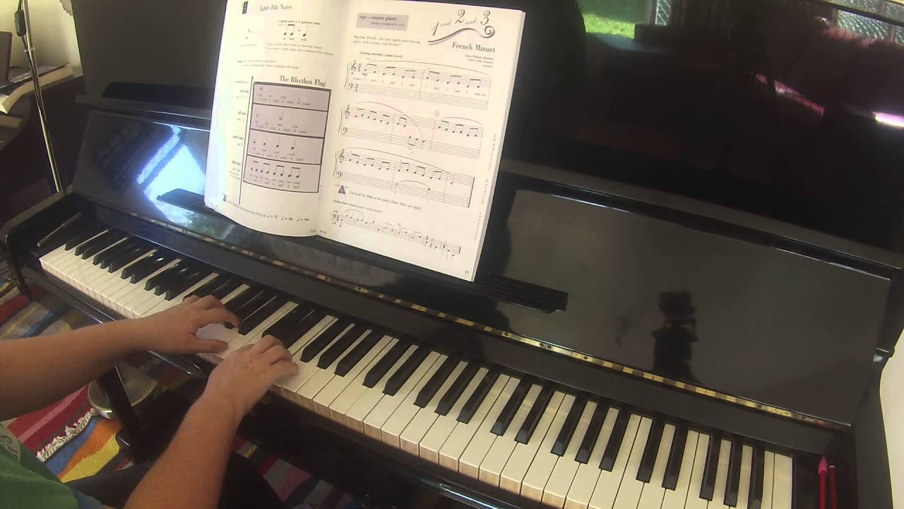 French Minuet | Accelerated Piano Adventures for the Older Beginner ...