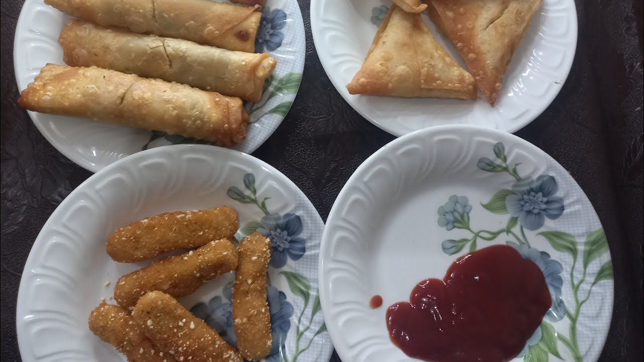 Chiken Cheez Samosa Chiken kabab Rool Chiken stick...... - YouTube