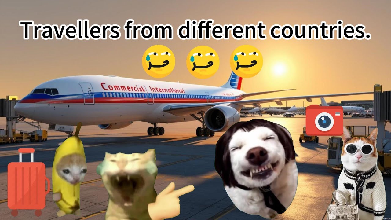 CAT MEMES: Travellers from different countries. - YouTube