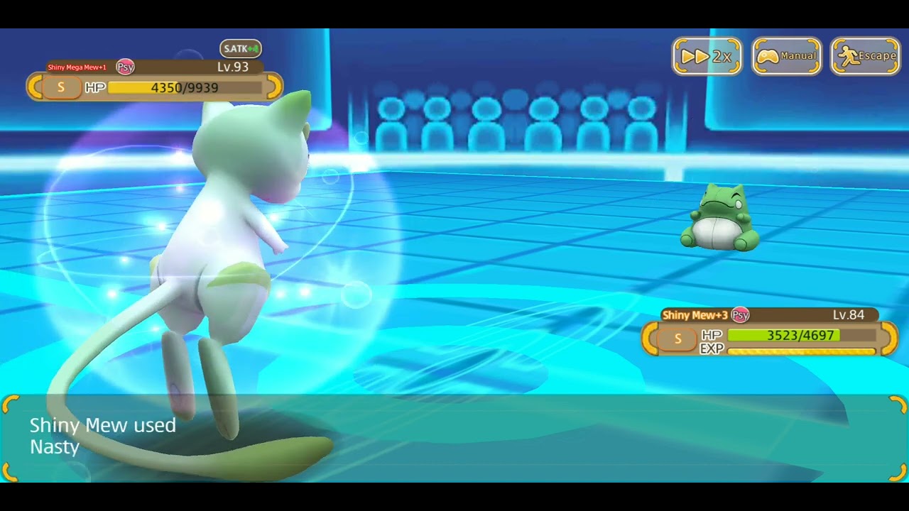 my 84 level shiny mew vs jd 93 level shiny mega mew 😂😂my mew swag - YouTube