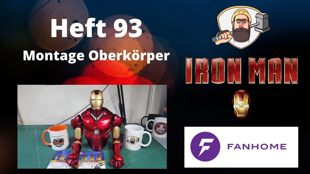 Fanhome Iron Man Ausgabe 93 (Montage Oberkörper) - YouTube
