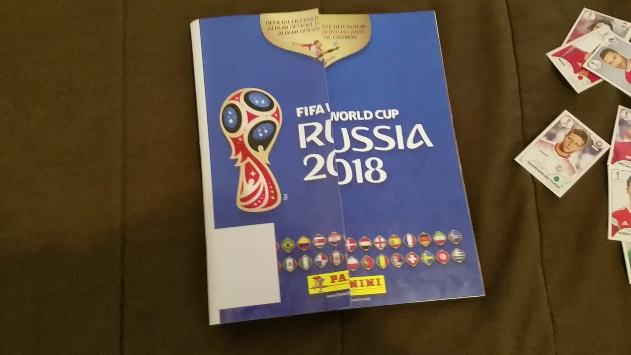 Official PANINI World Cup 2018 Pack Opening + Album Tour - YouTube