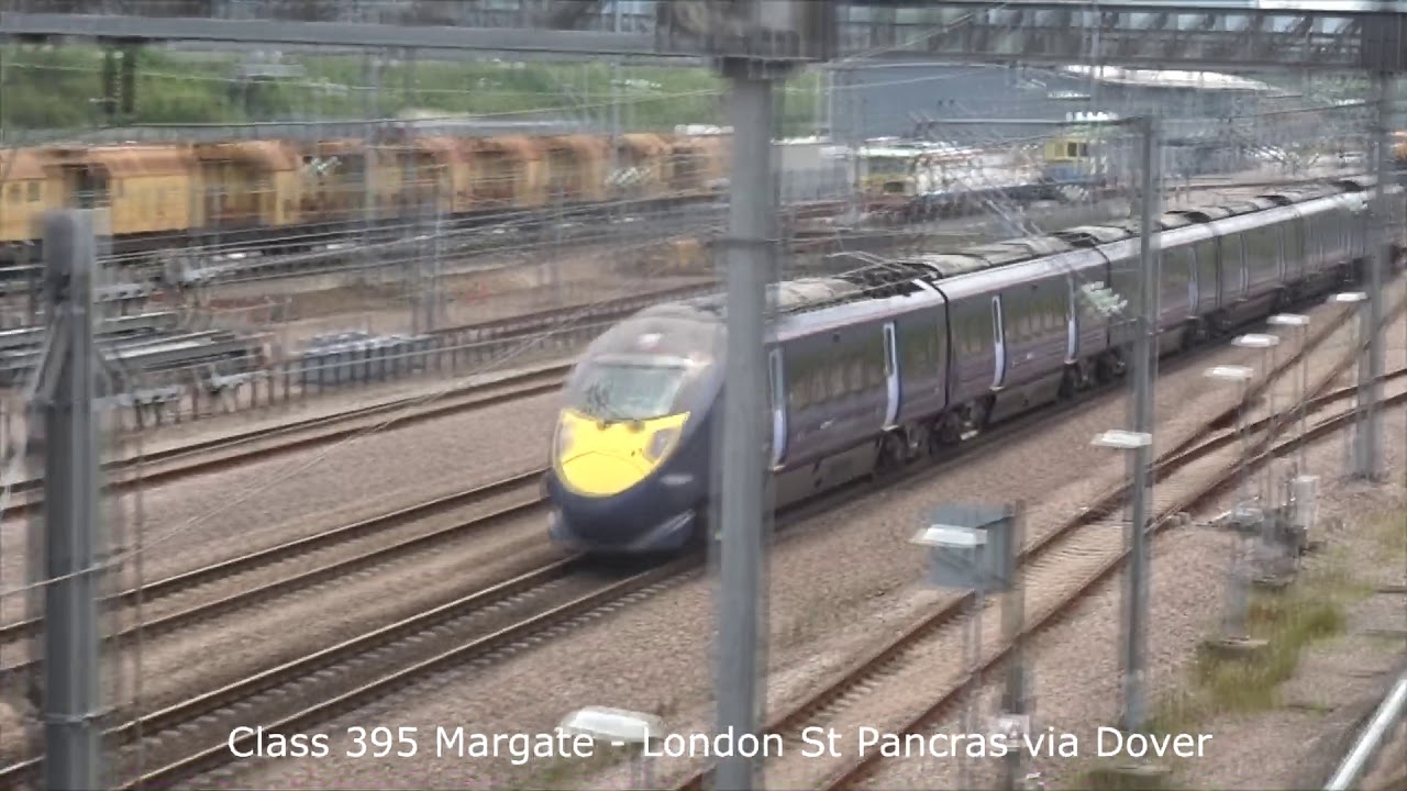 HIGH SPEED Train Spotting!! Eurostar and HS1 (Class 373/374/395) June ...