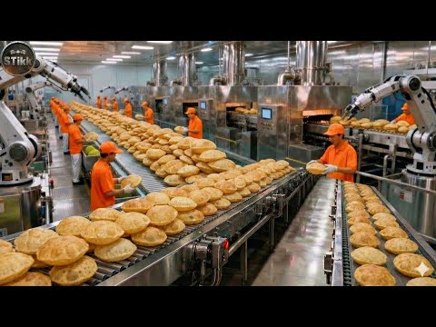 Inside a Modern Puri Factory — From Wheat Dough to Puffy Deep-Fried ...