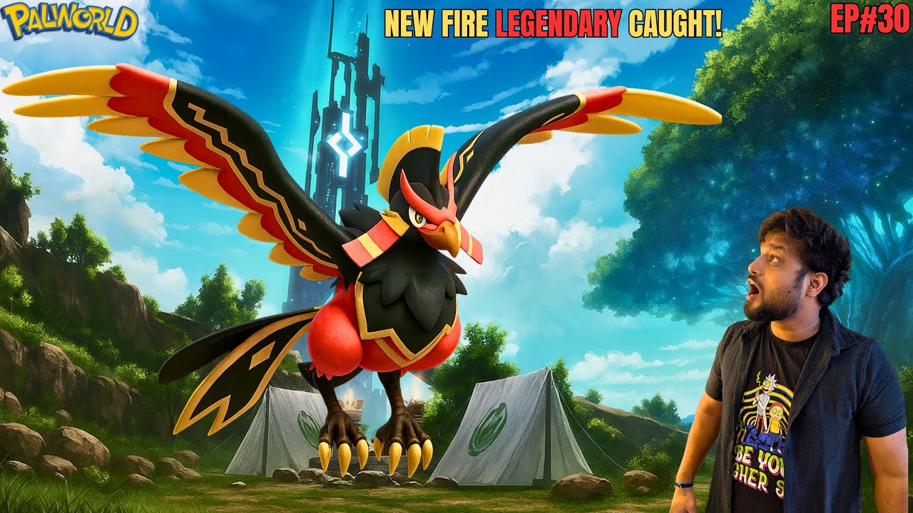 DEFEATED MARCUS & FALERIS TOWER BOSS FIGHT! NEW FIRE LEGENDARY PAL ...