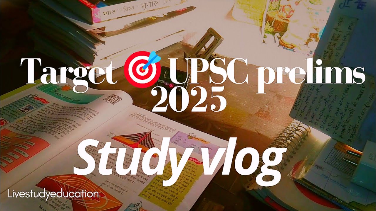 Target 🎯 UPSC 2025 Daily Target 🔥📚|| Daily study plan for UPSC PRELIMS ...