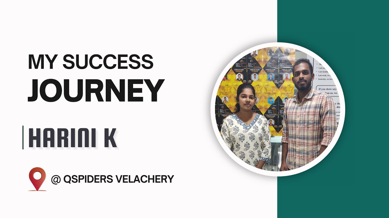 Congratulations, Ms. Harini K, for getting placed as a Banking Process ...