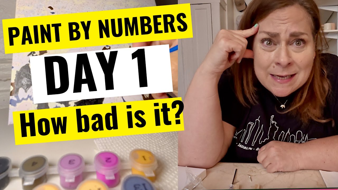 How Bad could Paint By Numbers be? 🖼️ #NYC #painting - YouTube