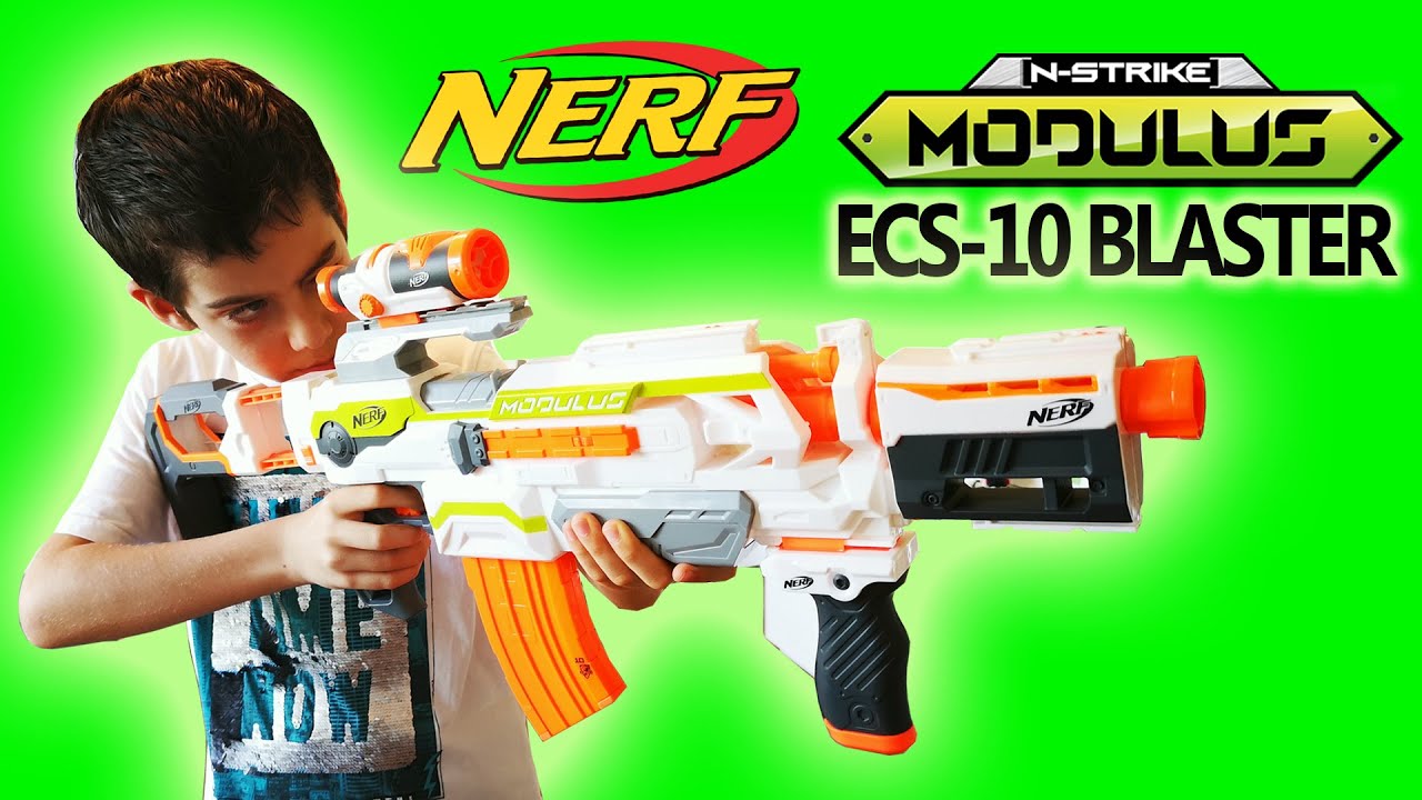 Nerf Modulus ECS-10 Blaster Unboxing / Nerf Modulus ECS-10 Blaster Kutu ...