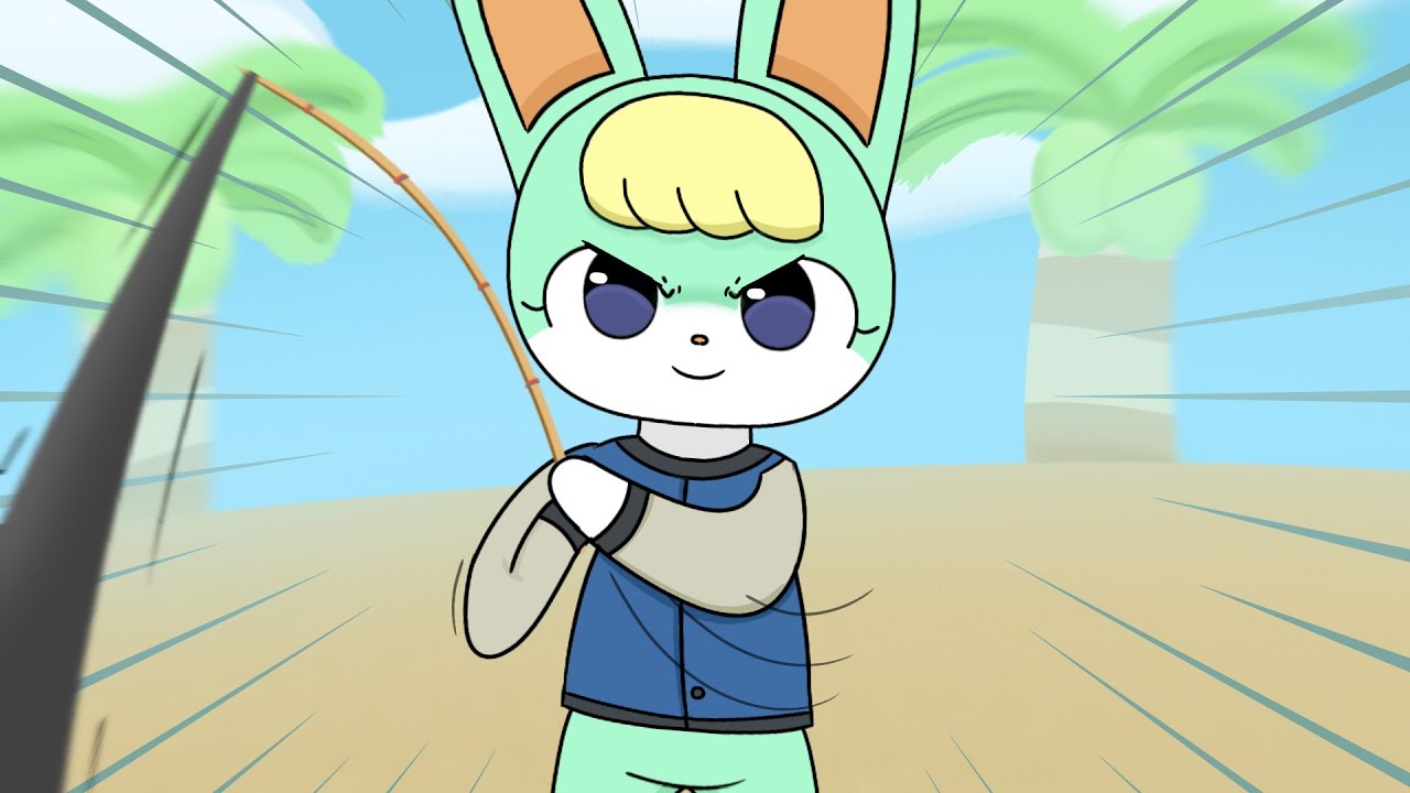 It's a nice catch 🎣 (Animal Crossing animation) - YouTube
