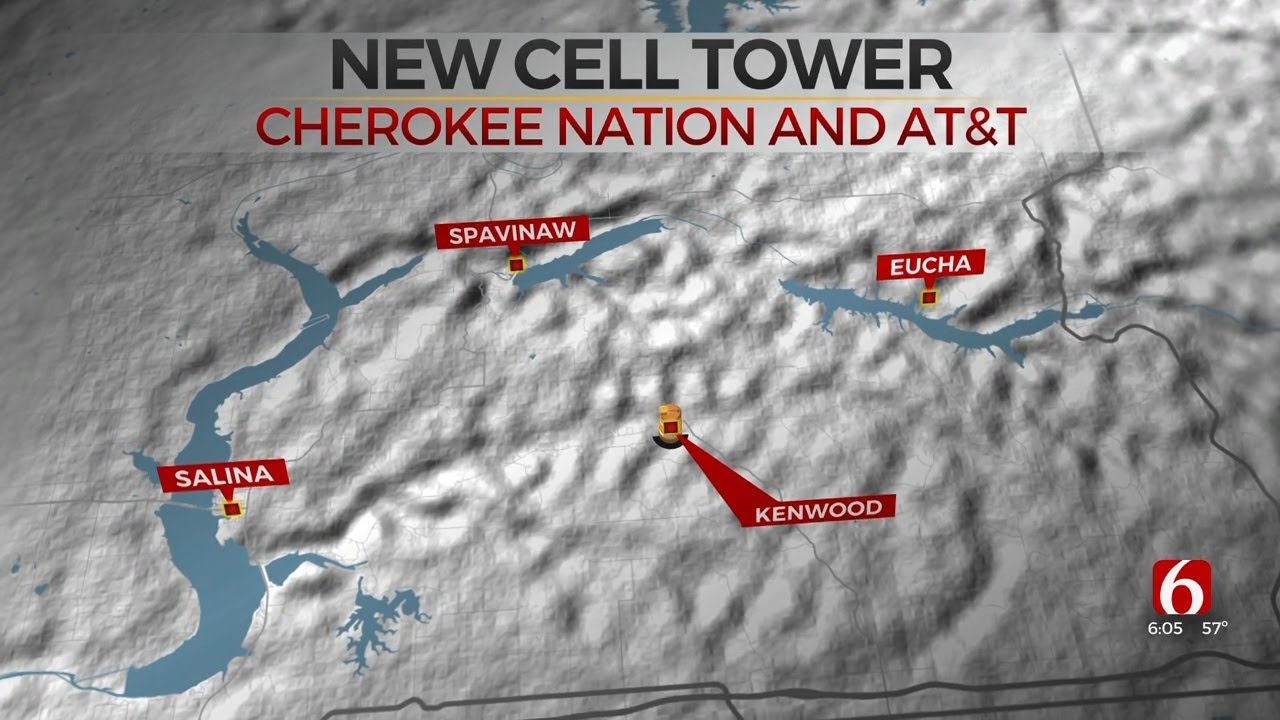 Cell Tower Brings Service To Cherokee Nation In Delaware County - YouTube